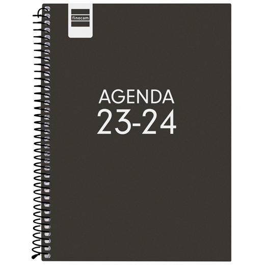 Finocam Agenda escolar cool 1/4 espiral svh negro 2023-2024 - Bixoto.com