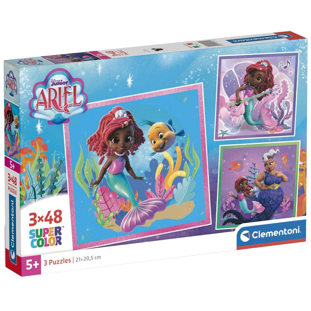 Clementoni Puzzle Ariel Disney 3x48pzs 21x20,5cm - Bixoto.com