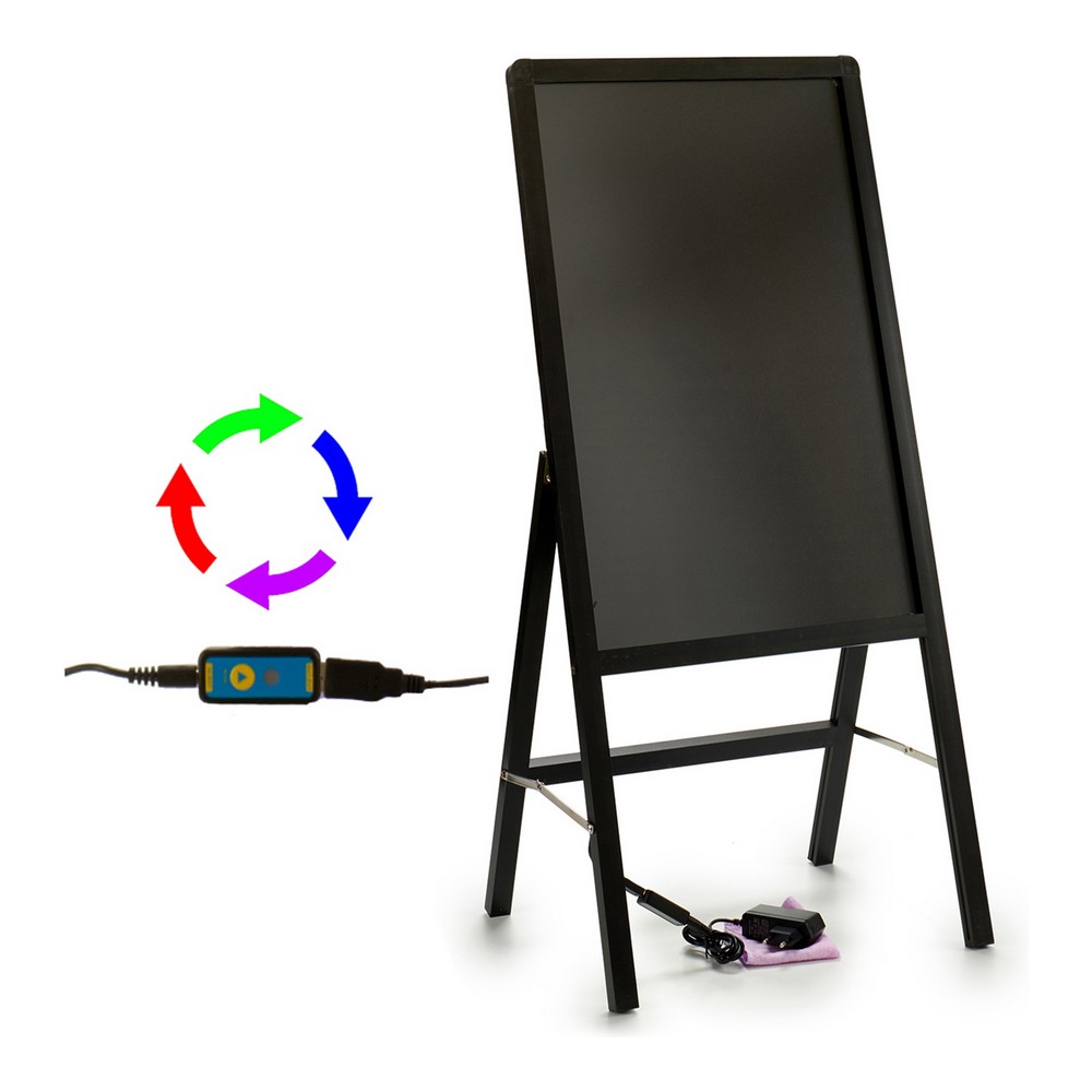 Pizarra LED (4 x 100 x 50 cm) - Bixoto.com