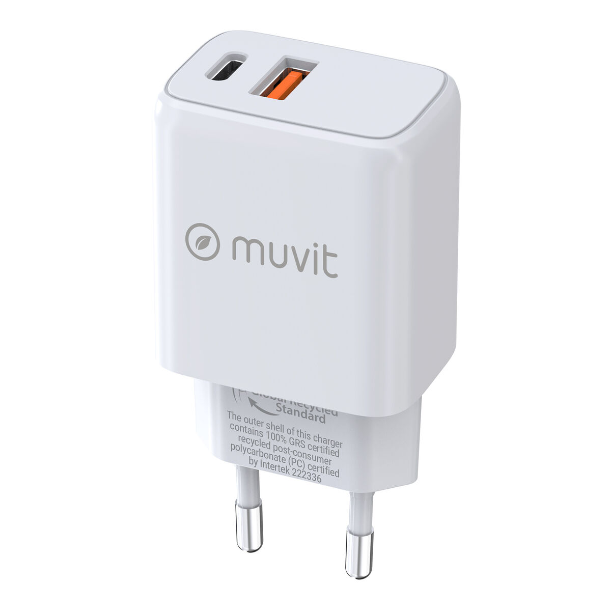 Cargador de Pared Muvit for Change MC-215 Blanco 18 W 25 W - Bixoto.com