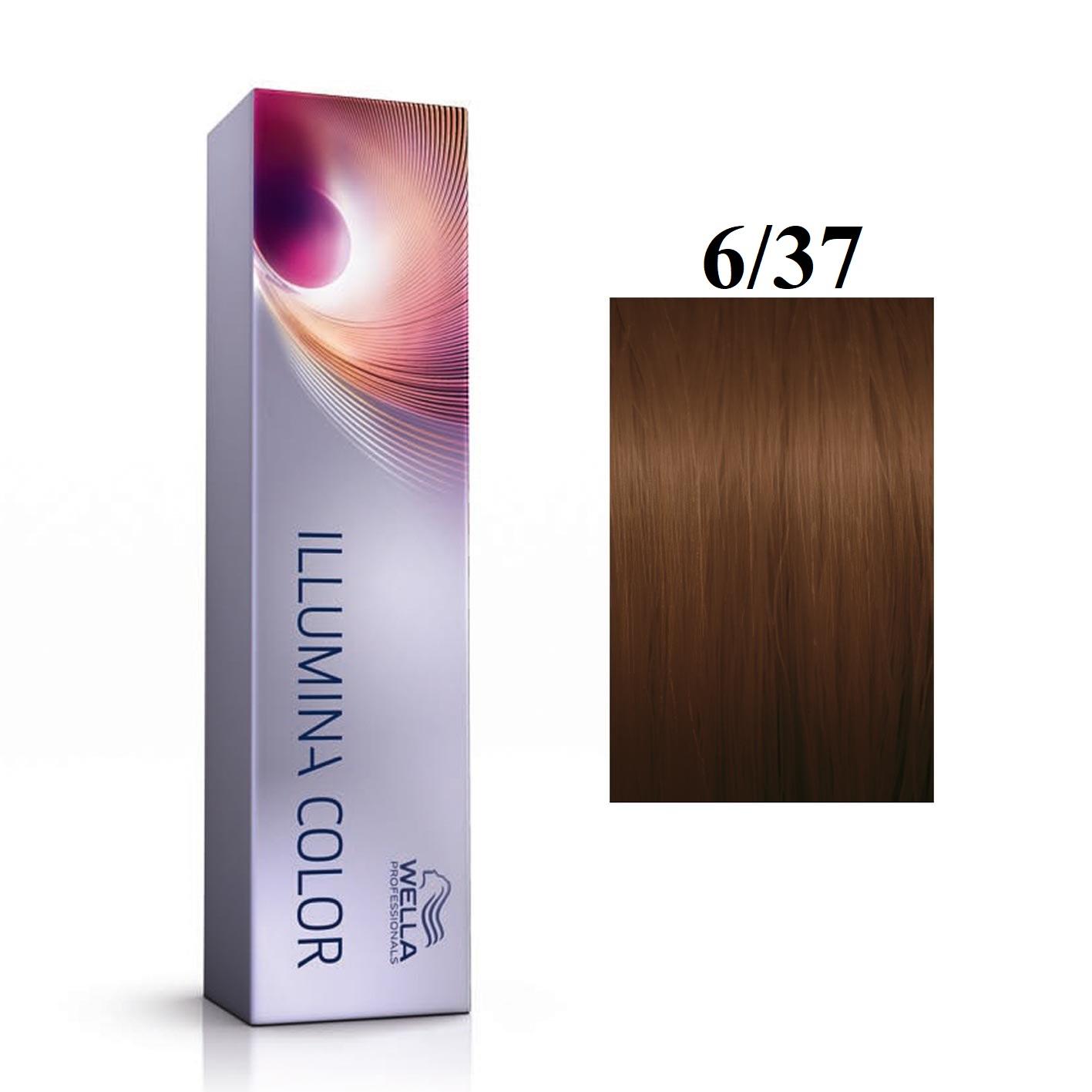 Illumina Color, Tinte permanente para el cabello, 6/37 Dark Blonde ...