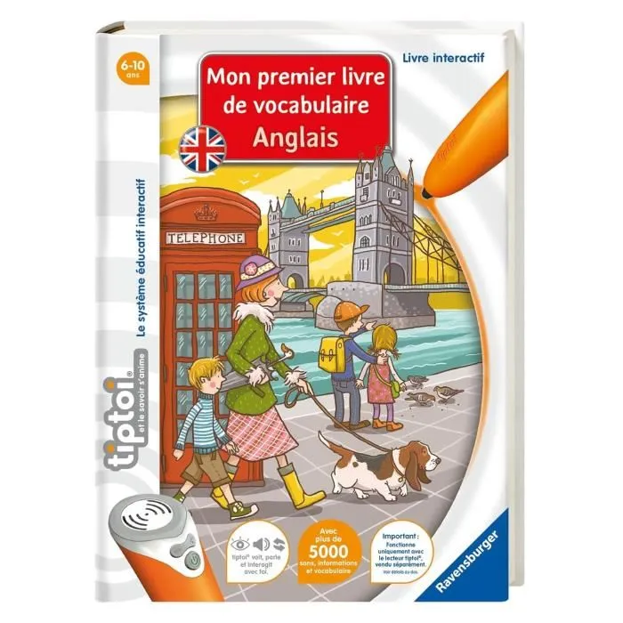 Ravensburger Tiptoi Libro Interactivo Mi Primer Libro de Vocabulario en ...