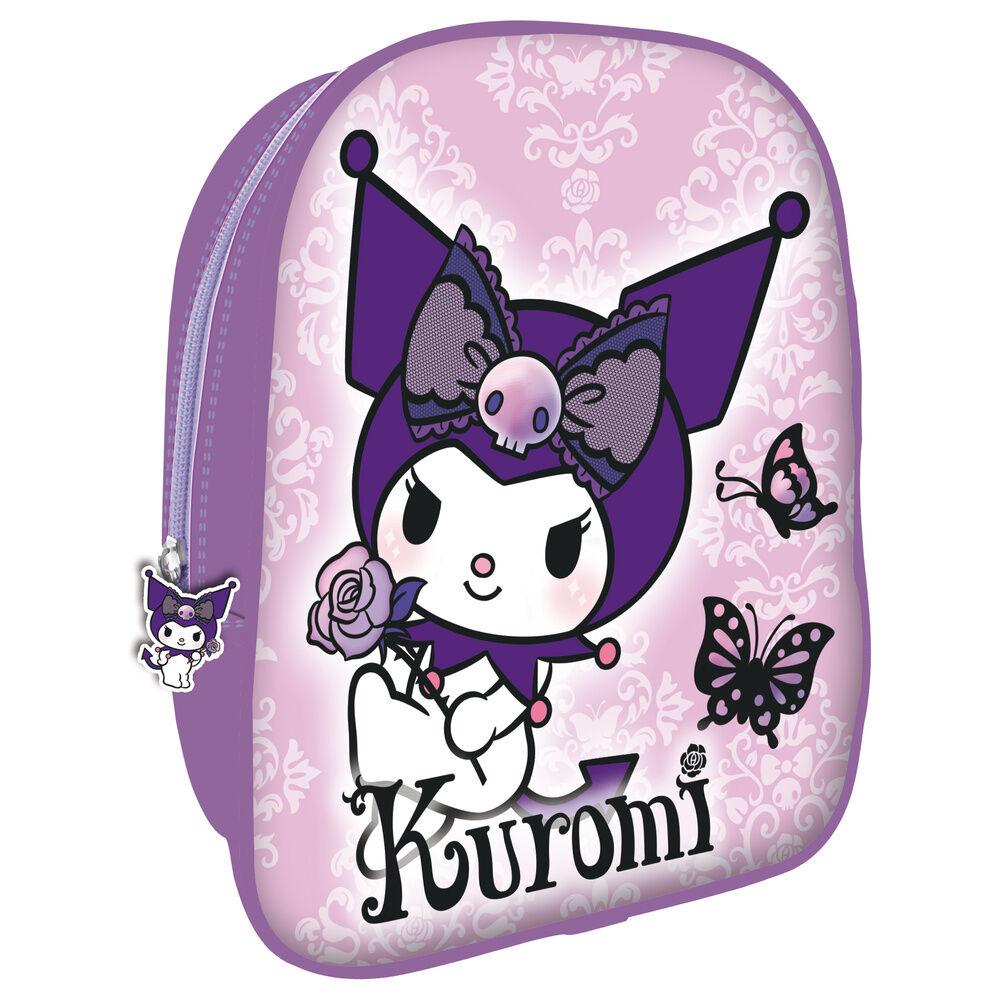Mochila Kuromi Hello Kitty Purple 30cm - Bixoto.com