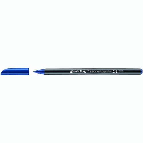 Rotulador Fibra Edding 1200 Azul Acero (Set de 5) - Bixoto.com