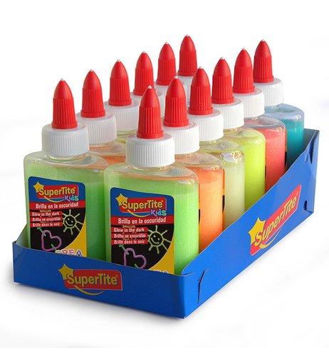 Cola Brillo Oscuridad Supertite Bote De 100Ml 6 Colores Surtidos ...