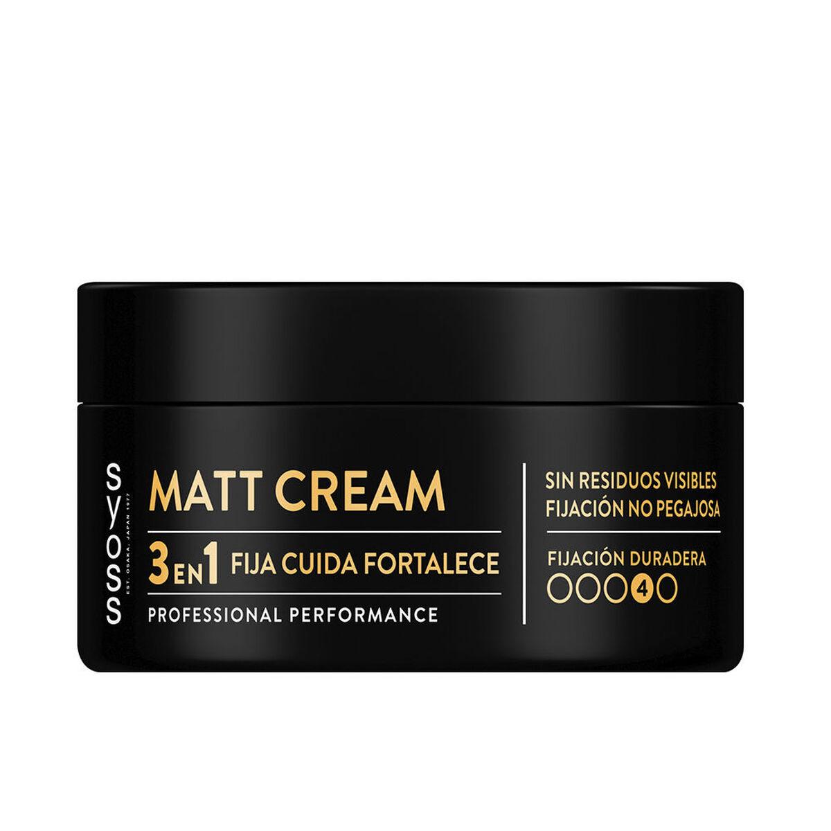 Syoss PASTE matt fiber Cera Capilar Fijación Fuerte Acabado Natural 100 ...