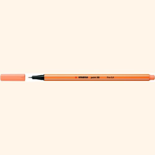 Rotulador Fibra Stabilo Point 88 Naranja Claro (Set de 10) - Bixoto.com