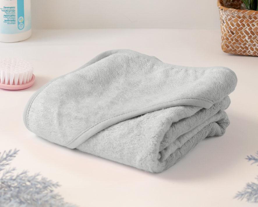 KioKids Toalla Bebé Bambú con Capucha Gris +0 Meses 76x76cm Certificado ...