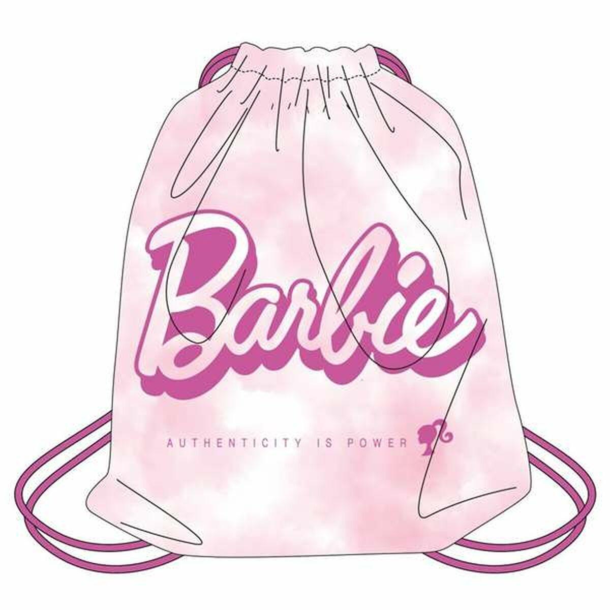 Bolsa Mochila con Cuerdas Barbie Rosa 30 x 39 cm - Bixoto.com