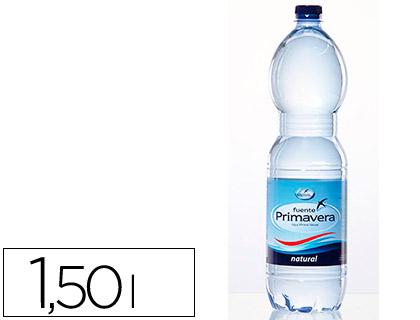Fuente primavera Agua mineral natural 1,5 L botella - Mineralización ...