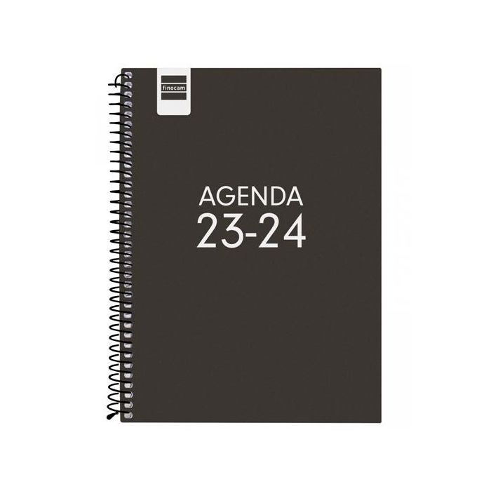Finocam Agenda escolar cool 1/4 espiral svh negro 2023-2024 - Bixoto.com