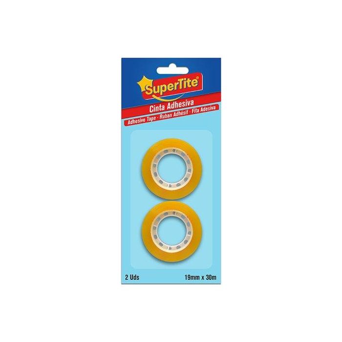 Cinta Adhesiva Supertite Caramelo Rollo 30X19 Blister De 2 12 unidades ...
