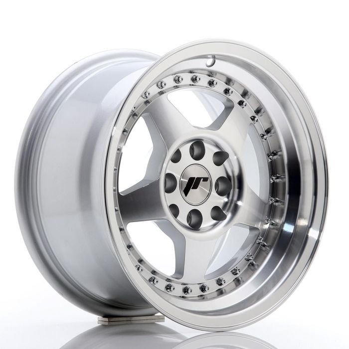 Llanta Japan Racing Jr6 15''X8 Et 25 4x100 4x108 Cb 73,1 Silver ...