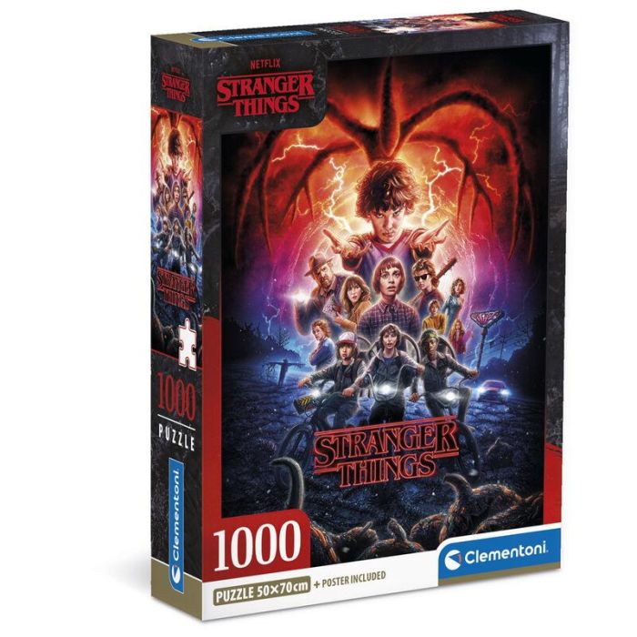 Clementoni Puzzle Stranger Things 1000 Piezas 70x50cm - Bixoto.com