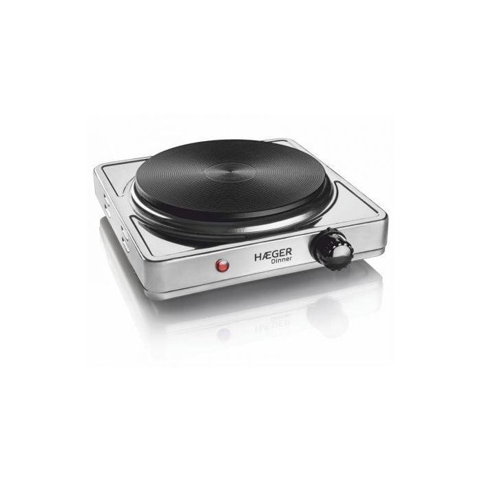 PLACA DE COCINA HAEGER DINNER - 1500W - 18.5 CM DIÁMETRO - TERMOSTATO ...