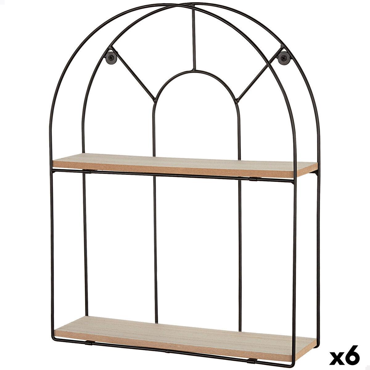 Estantería Max Home Hierro Madera MDF 35 X 45 X 10 CM (6 Unidades ...