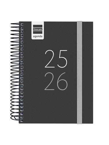 Agenda Escolar (2025-26) Finocam Catalan Secundaria Espiral Tapa Pp D/P 8º 120X164 Con Goma ...