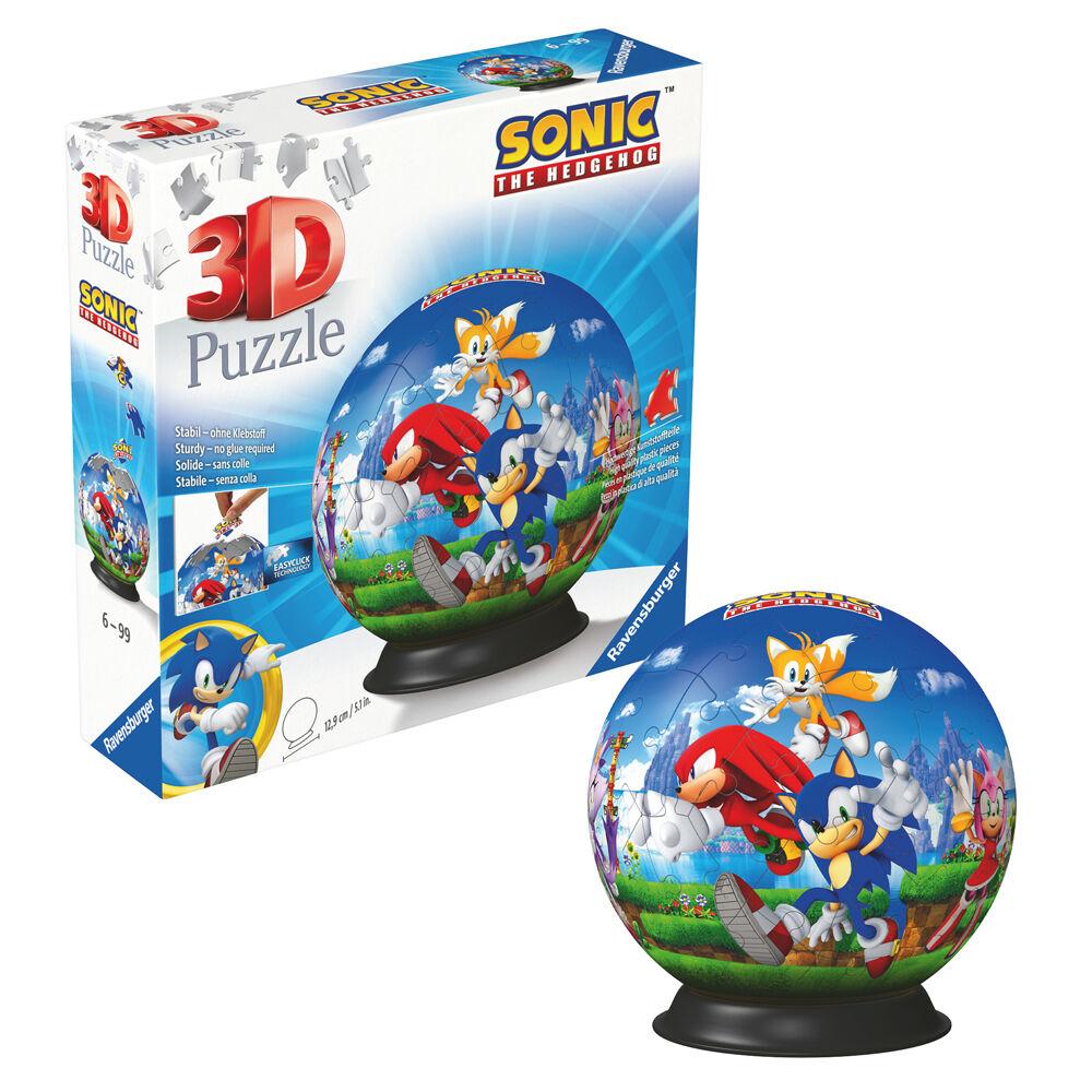 Ravensburger Puzzle 3D Sonic the Hedgehog 72 Piezas 12.9cm - Bixoto.com
